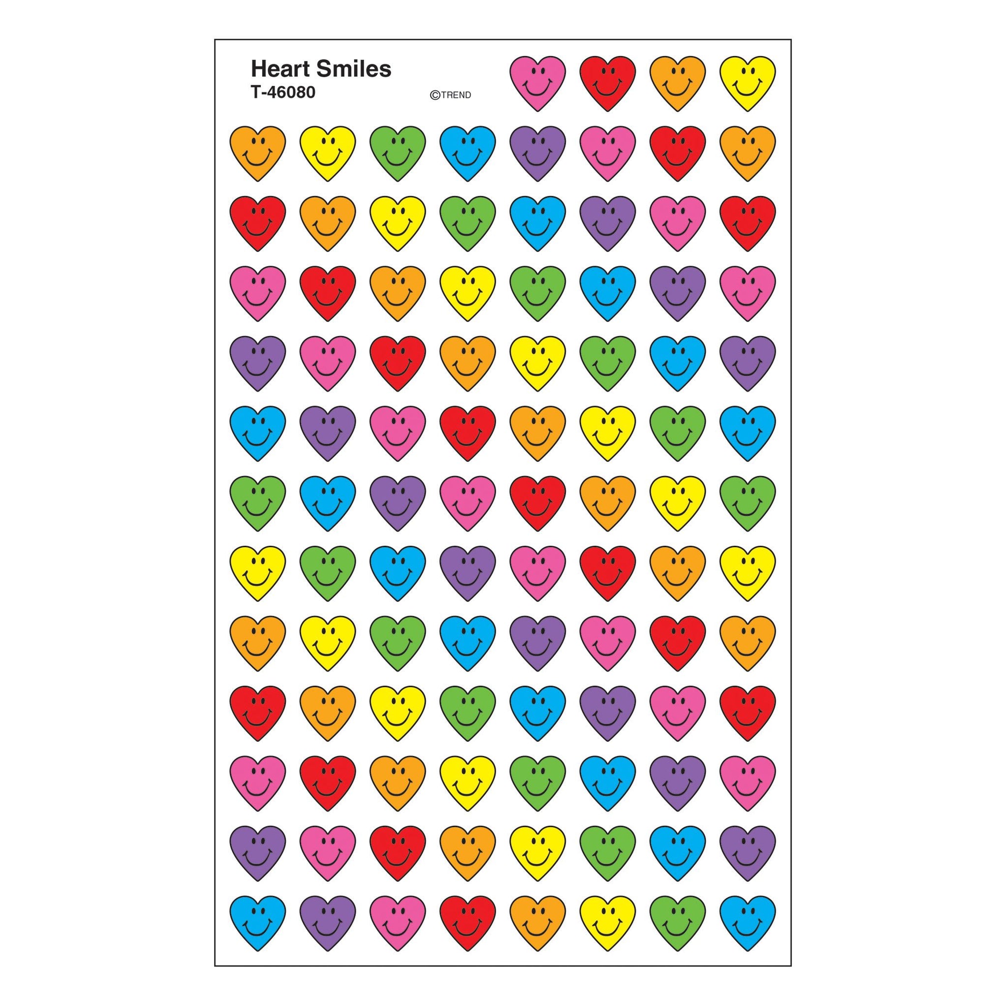 superShapes Stickers Heart Smiles T46080 — TREND enterprises, Inc.