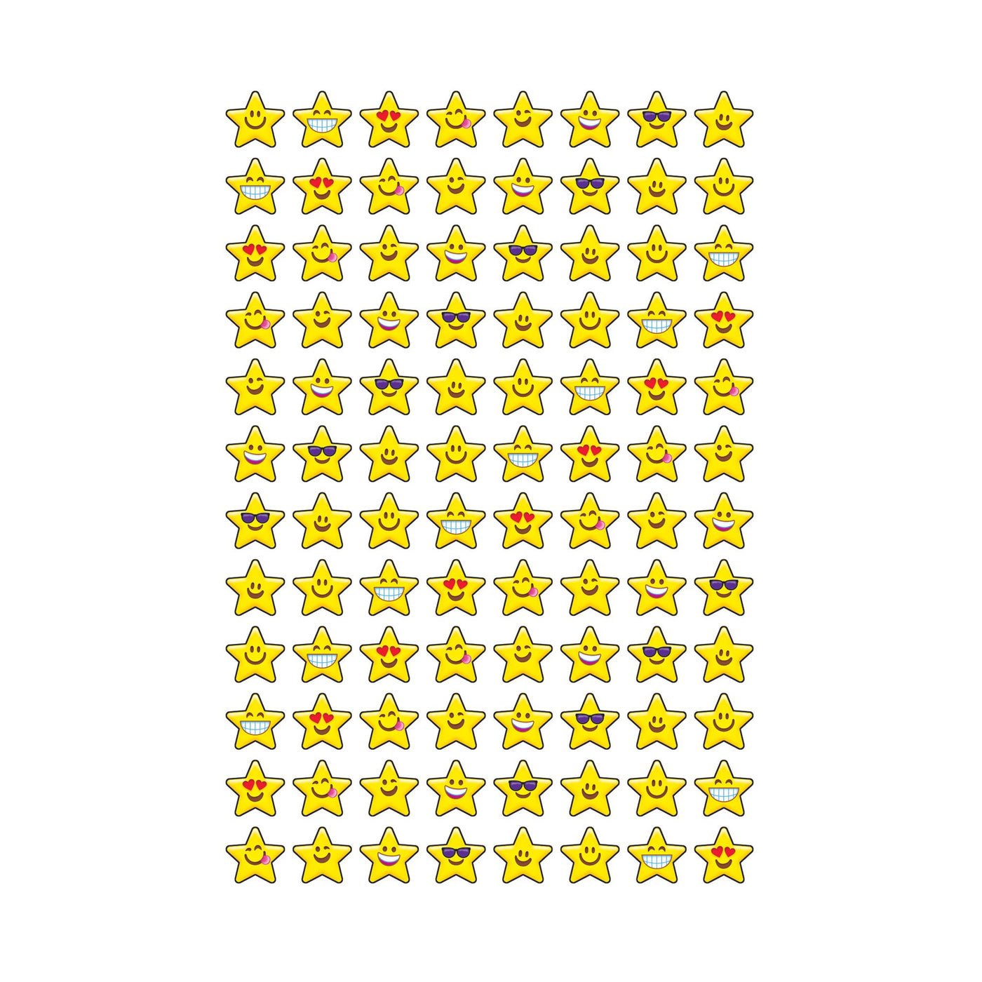 superShapes Stickers Emoji Stars T46092 — TREND enterprises, Inc.