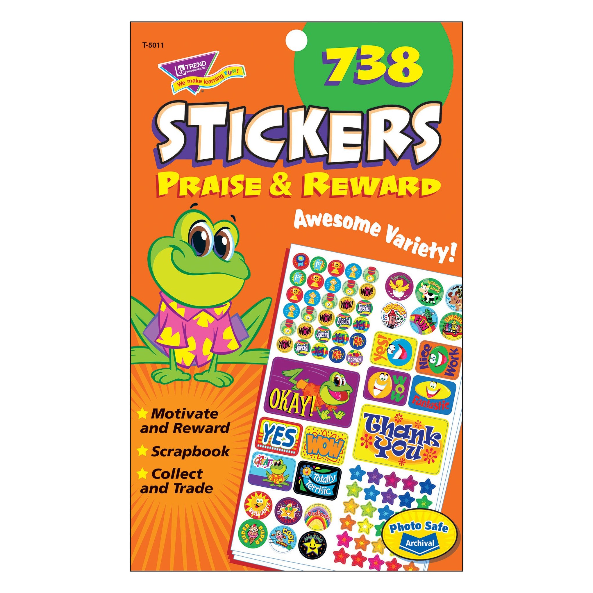 Sticker Pad Praise and Reward T5011 — TREND enterprises, Inc.