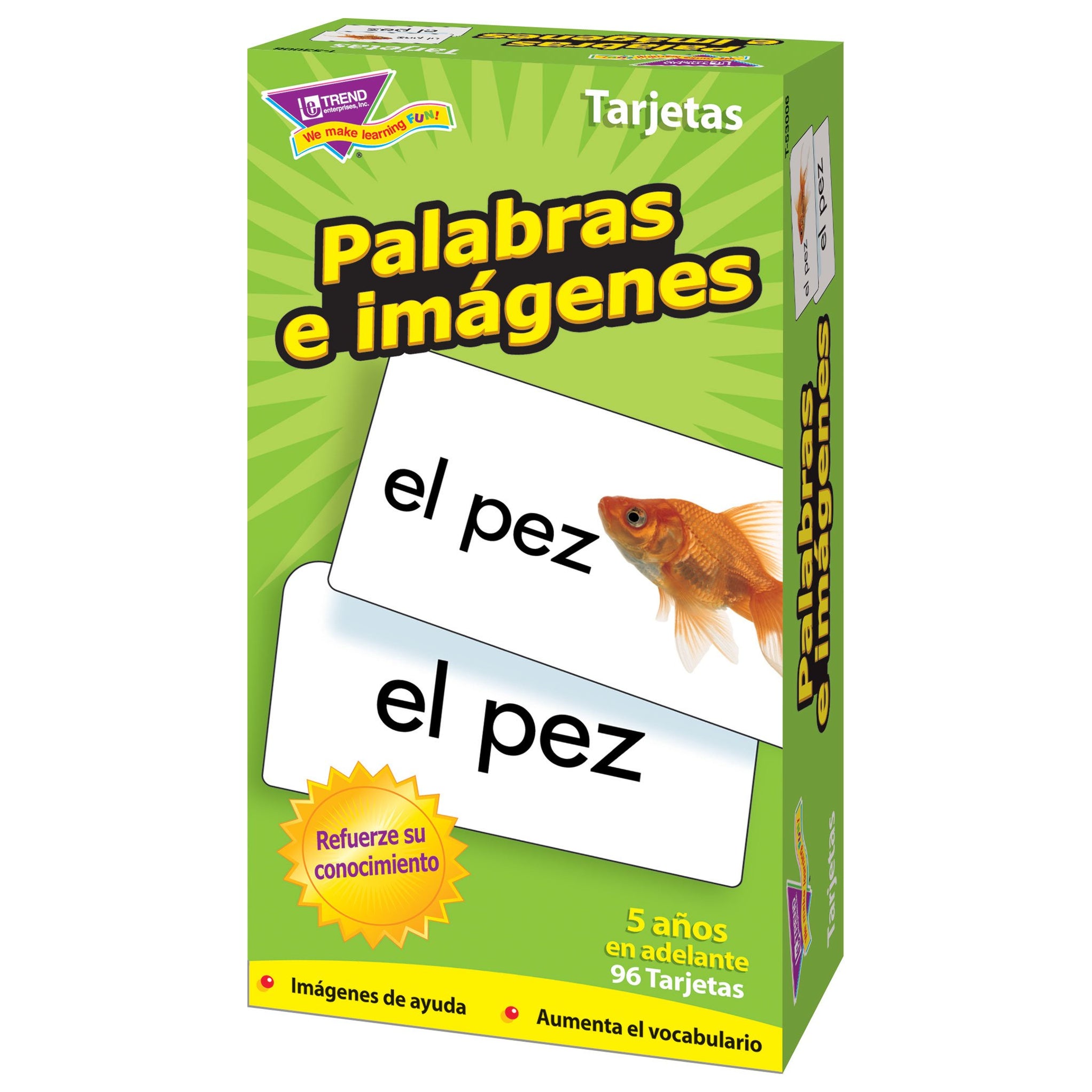 Skill Drill Flash Cards Palabras e imágenes (Spanish) T53006 — TREND ...