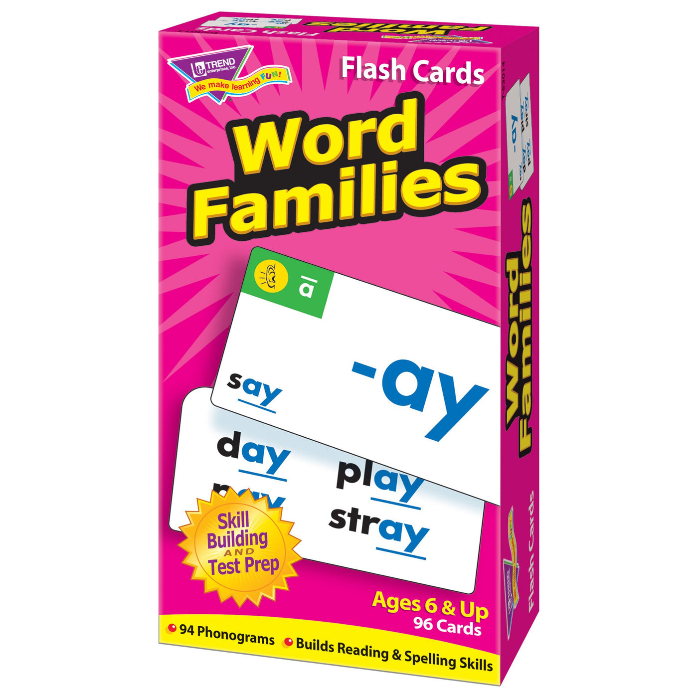 Skill Drill Flash Cards Word Families T53014 — TREND enterprises, Inc.