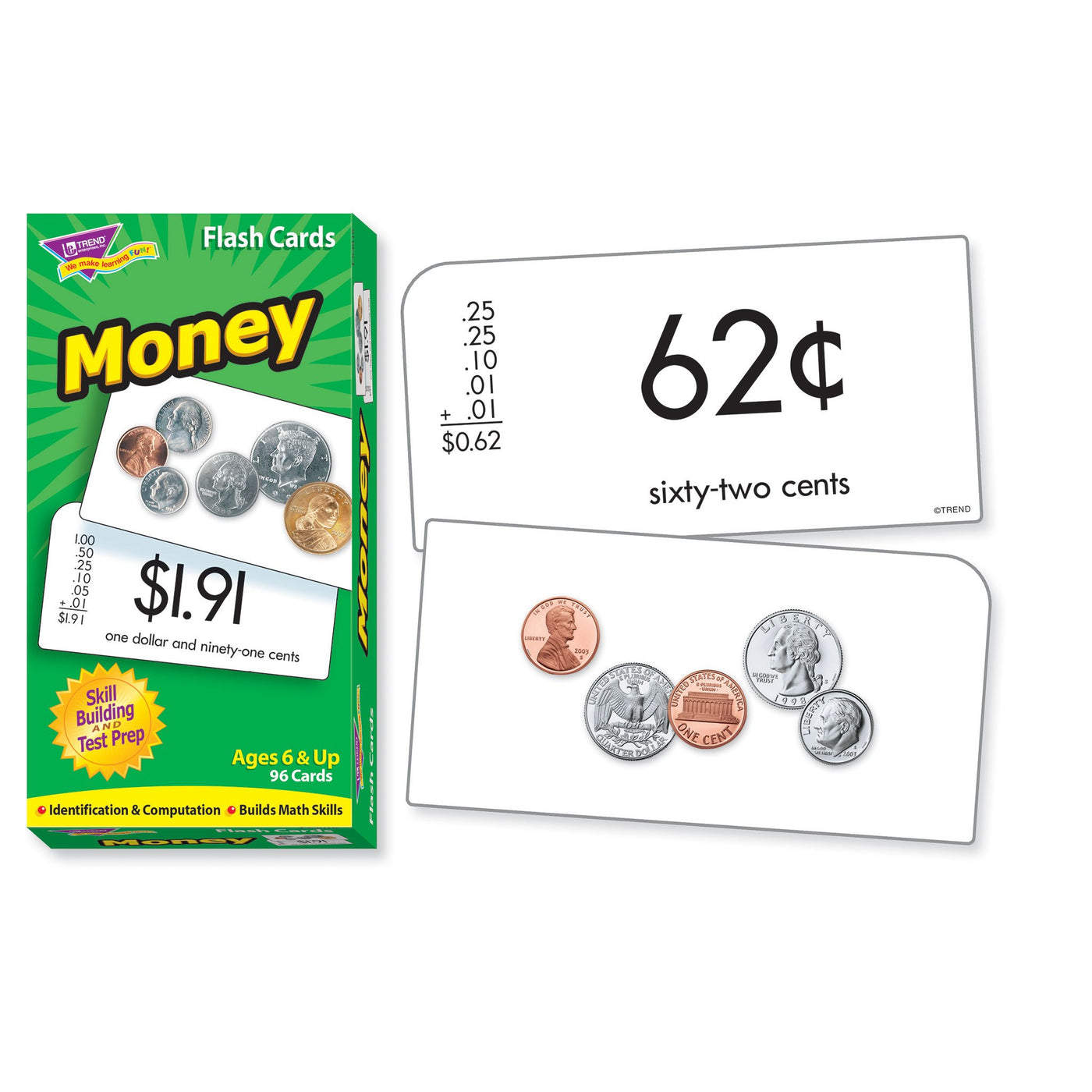 Skill Drill Flash Cards Money T53016 — TREND enterprises, Inc.