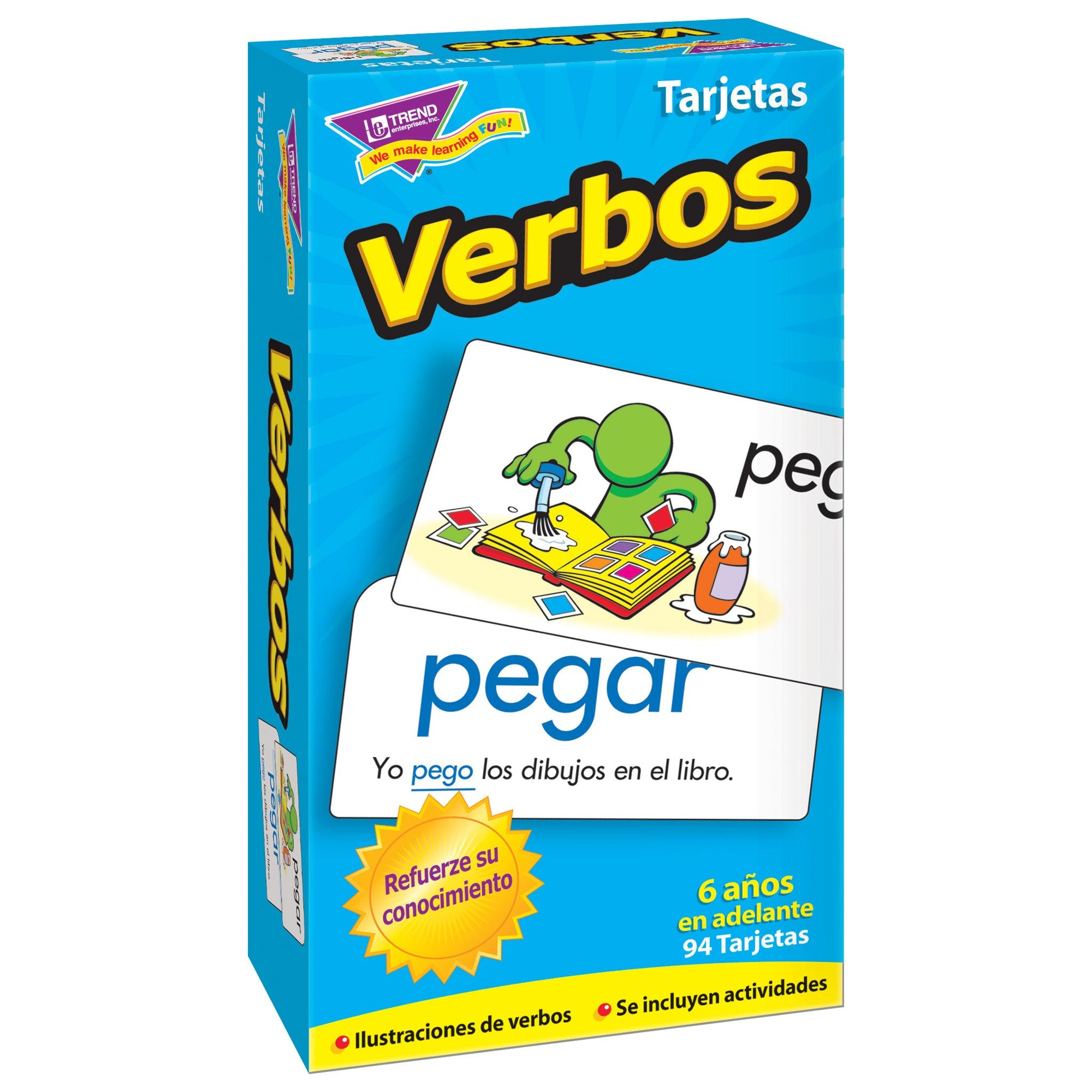 Skill Drill Flash Cards Verbos (Spanish) T53020 — TREND enterprises