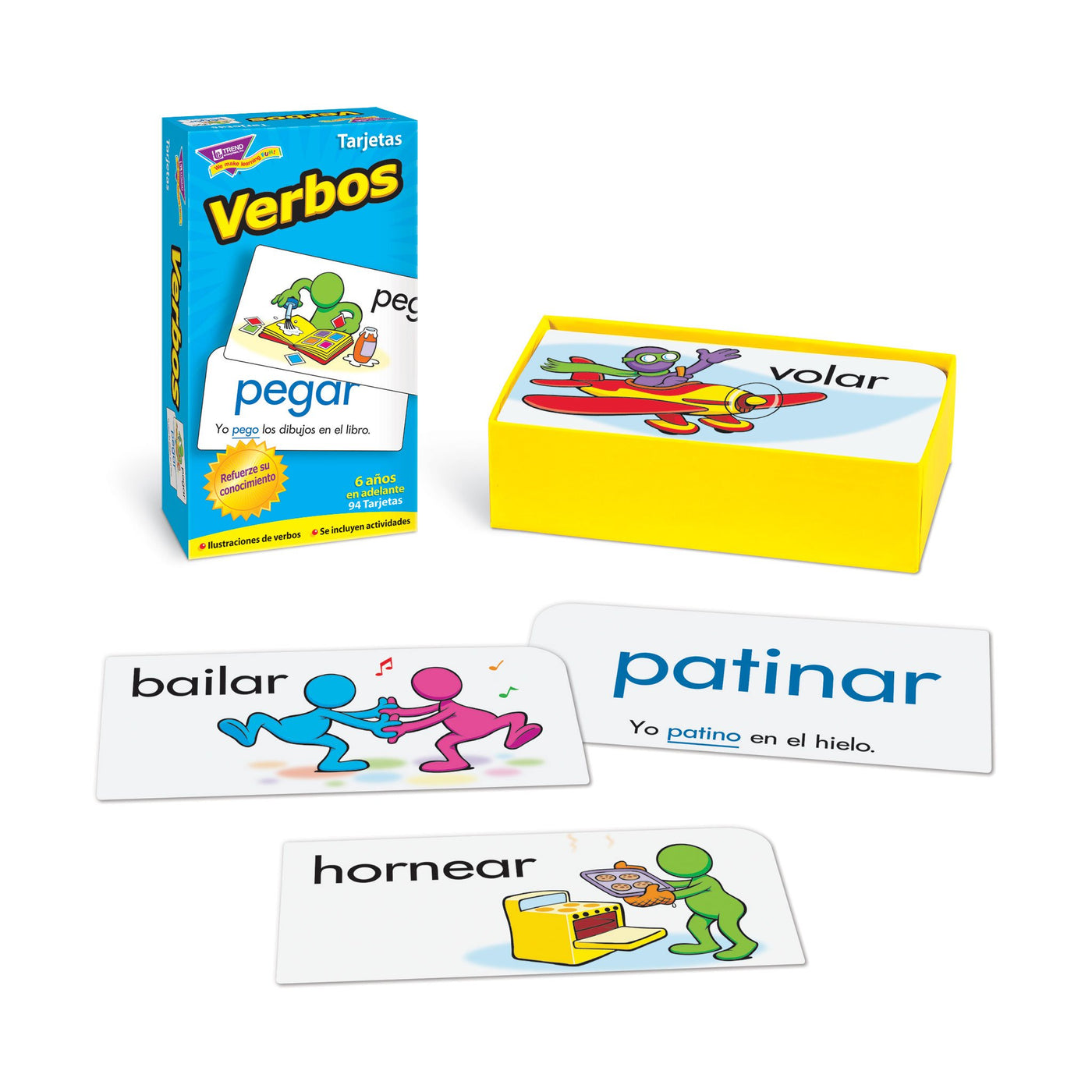 Skill Drill Flash Cards Verbos (Spanish) T53020 — TREND enterprises