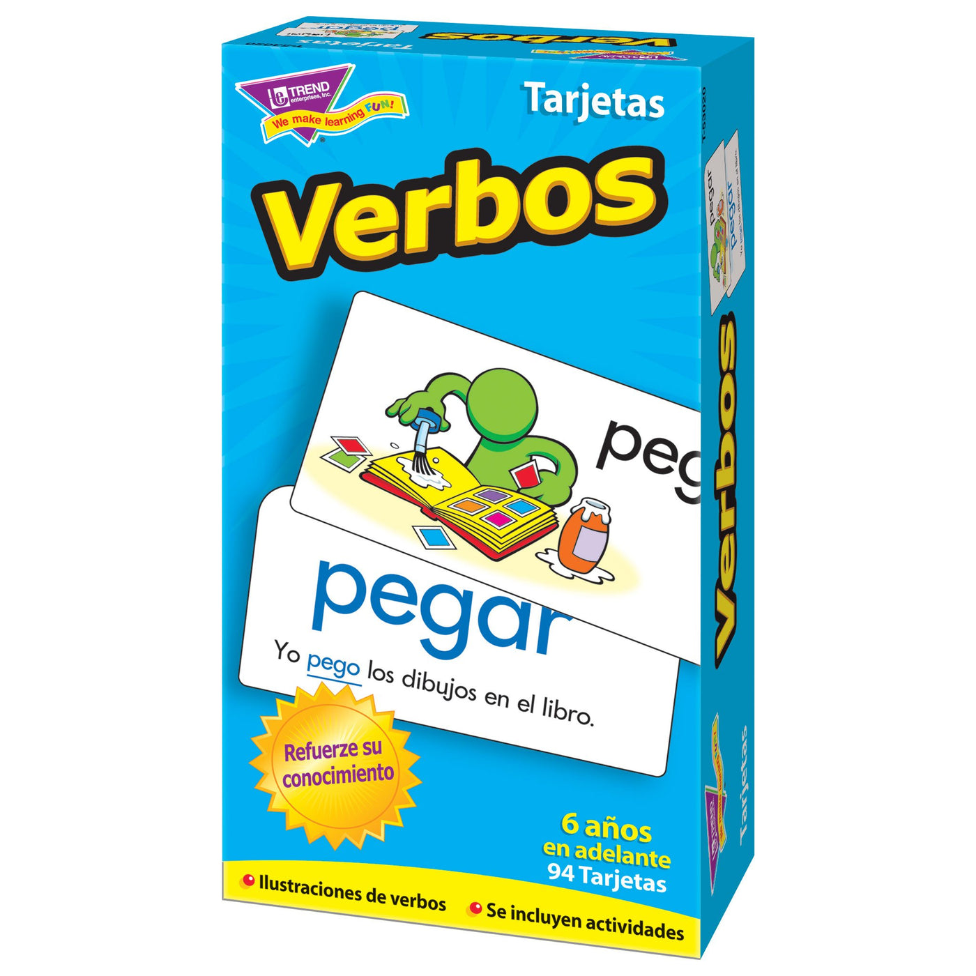 Skill Drill Flash Cards Verbos (Spanish) T53020 — TREND enterprises, Inc.