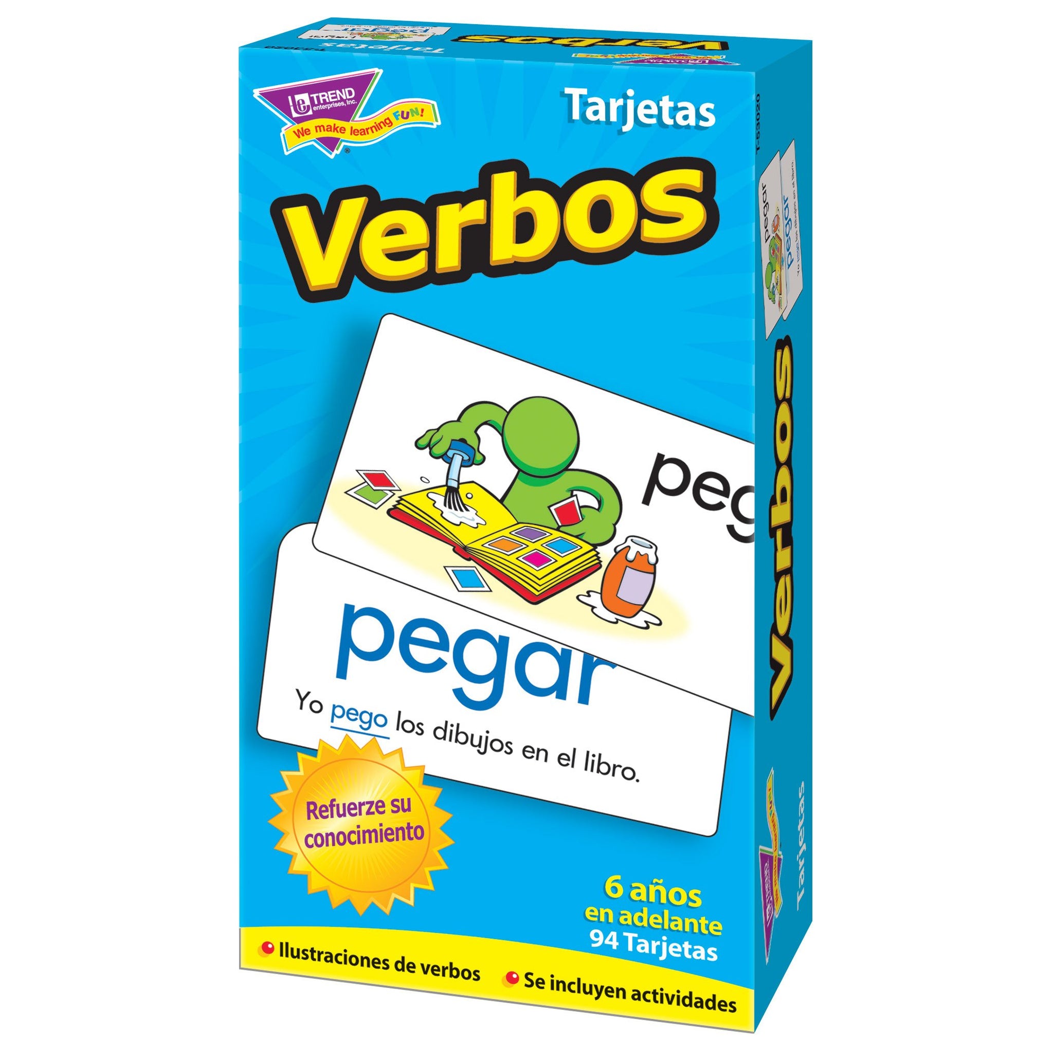 Skill Drill Flash Cards Verbos (Spanish) T53020 — TREND enterprises, Inc.