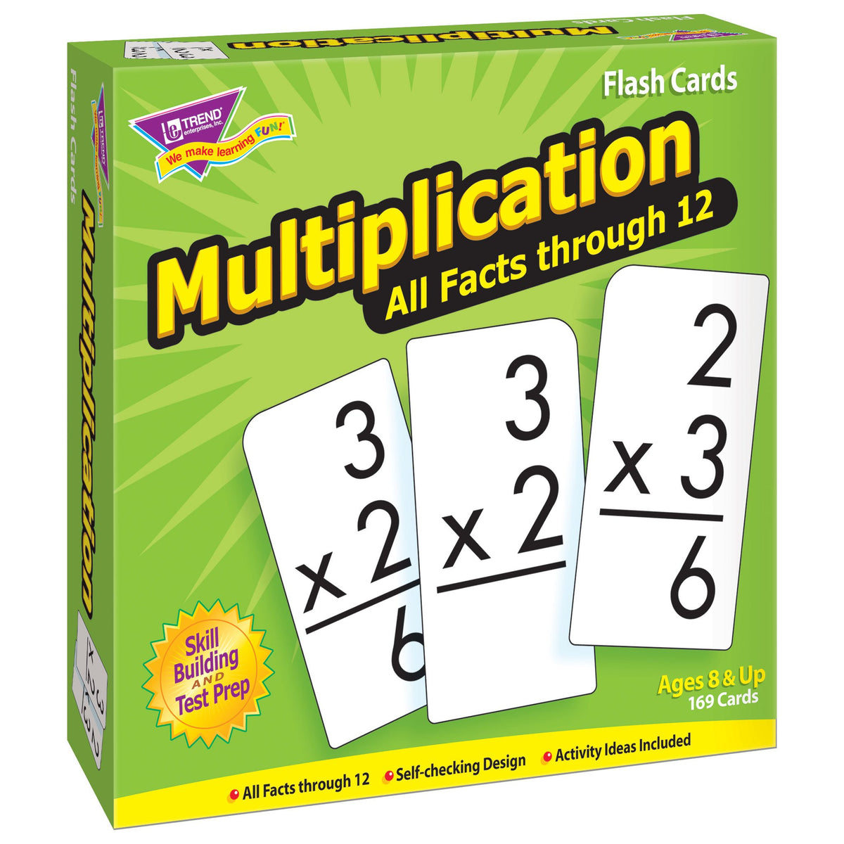 Skill Drill Flash Cards Multiplication 0-12 All Facts T53203 — TREND ...