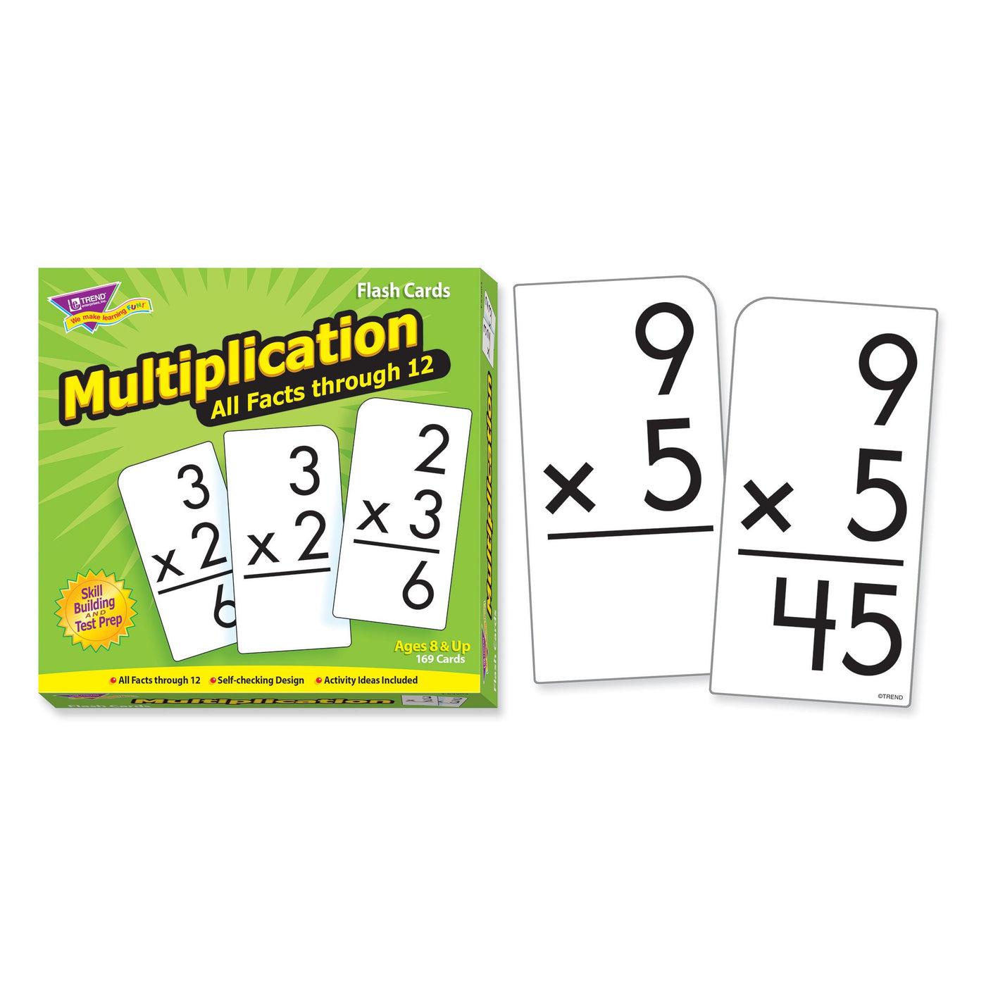 Skill Drill Flash Cards Multiplication 0-12 All Facts T53203 — TREND ...
