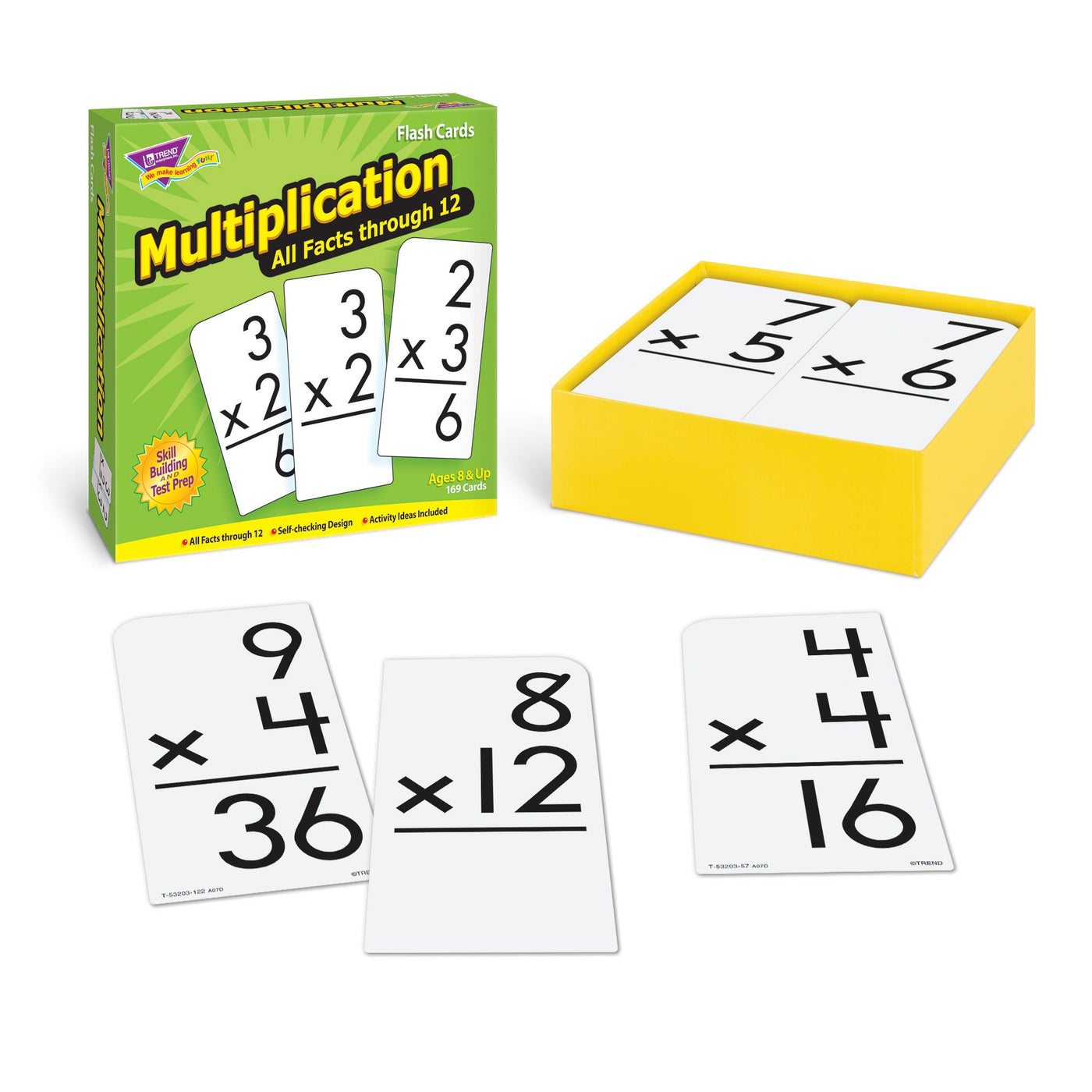 Skill Drill Flash Cards Multiplication 0-12 All Facts T53203 — TREND ...