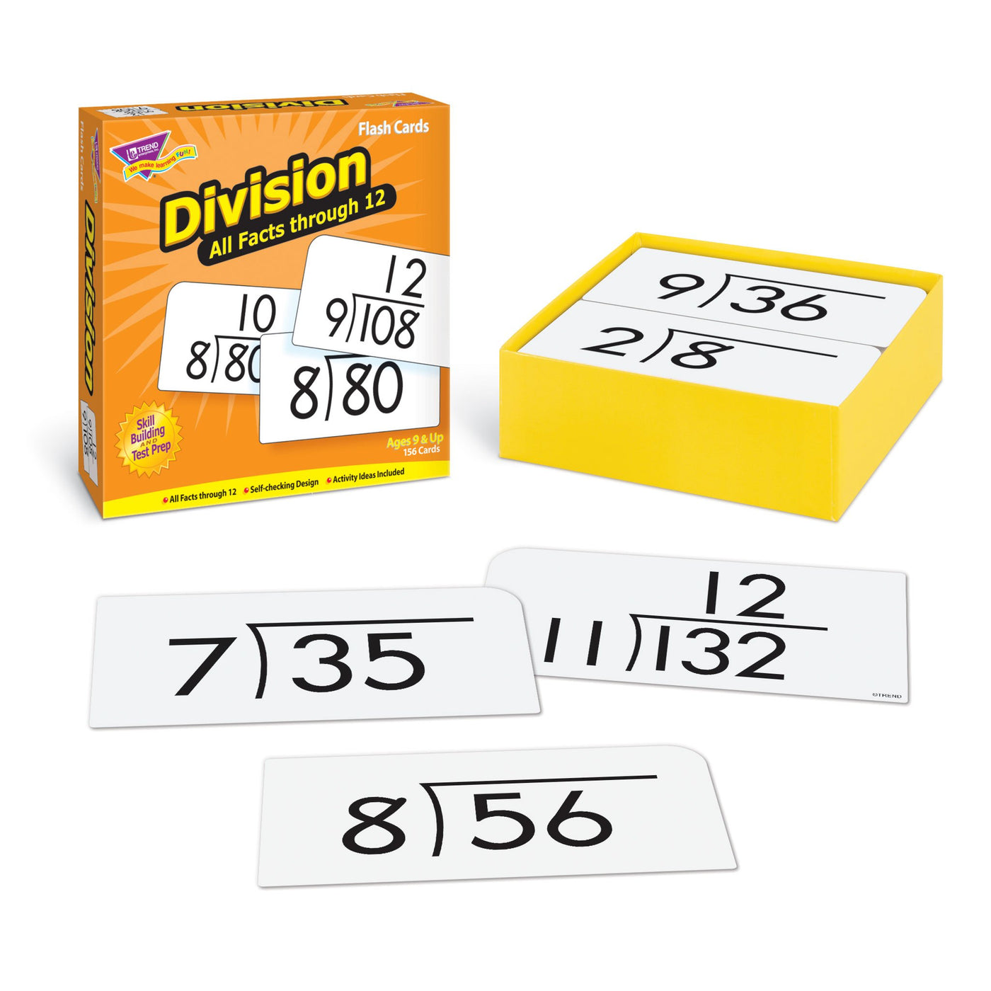 Skill Drill Flash Cards Division 0-12 All Facts T53204 — TREND ...