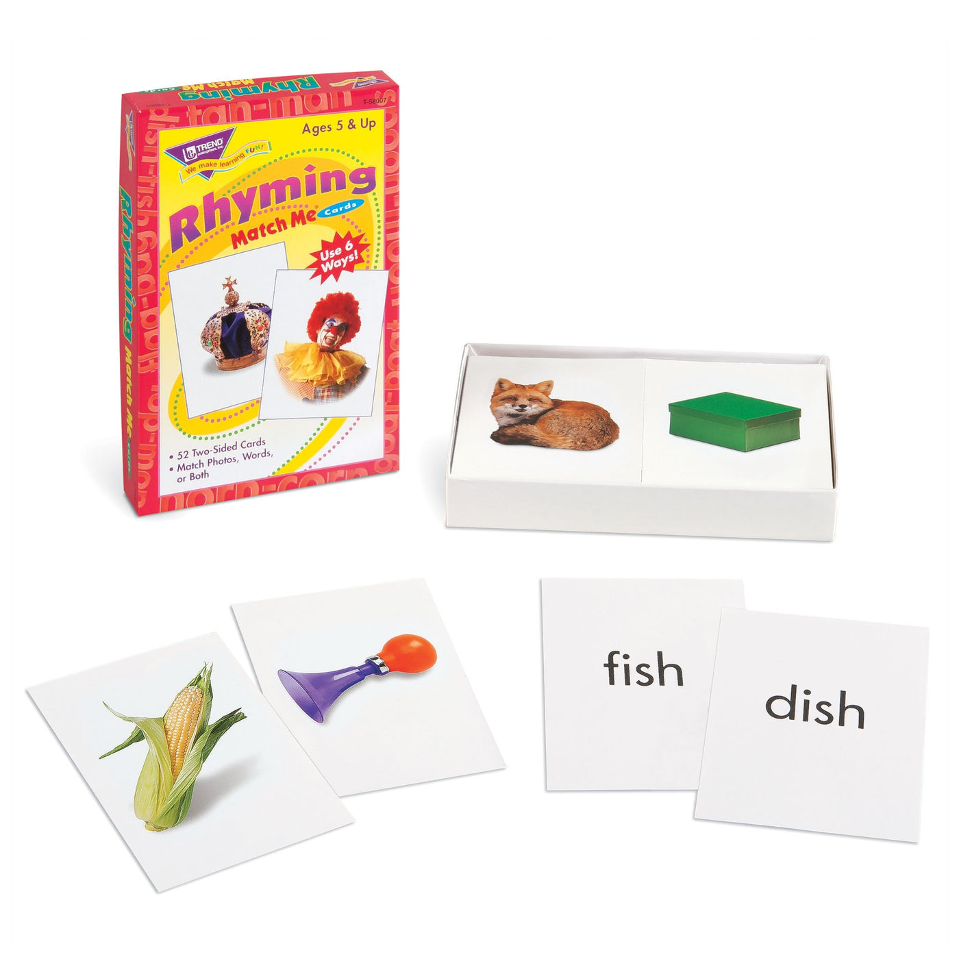Match Me® Cards Rhyming Words T58007 — TREND enterprises, Inc.