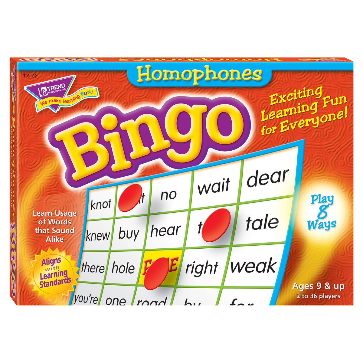 Bingo Game Homophones T6132 — TREND enterprises, Inc.