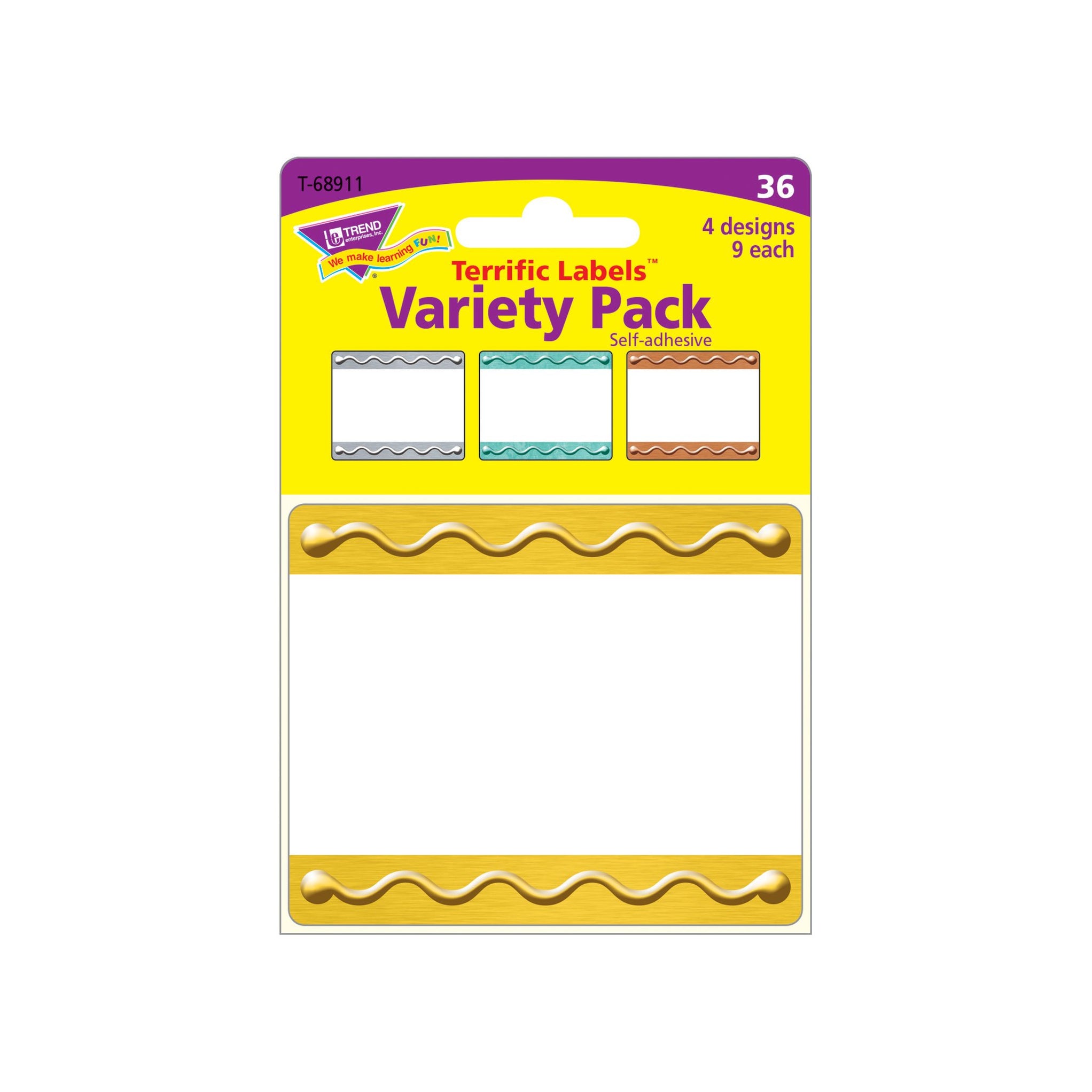 Terrific Labels™ Variety Pack I ♥ Metal Embossed T68911 — TREND ...