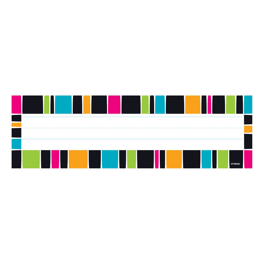 Stripes & Chevron Classroom Theme Bulletin Board Decorations — TREND ...