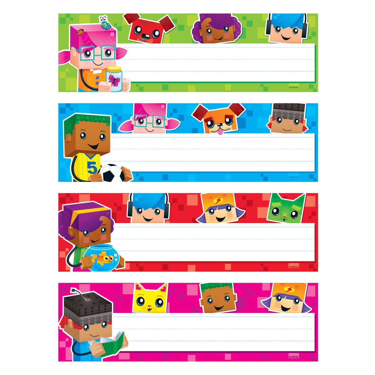 Desk Toppers® Name Plates Variety Pack BlockStars!® T69954 — TREND ...