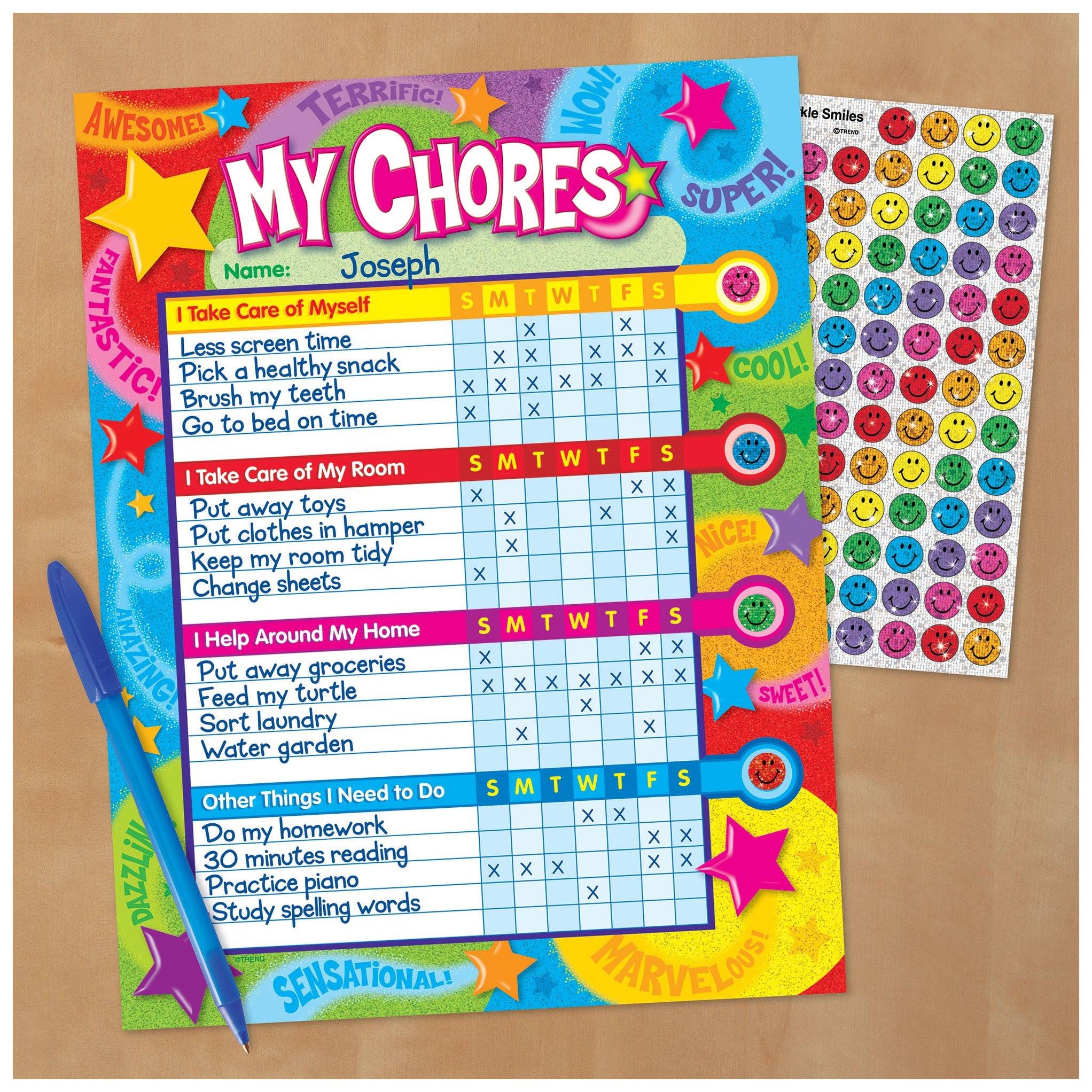 Success Charts-Chore Charts Praise Words ‘n Stars T73130 — TREND ...