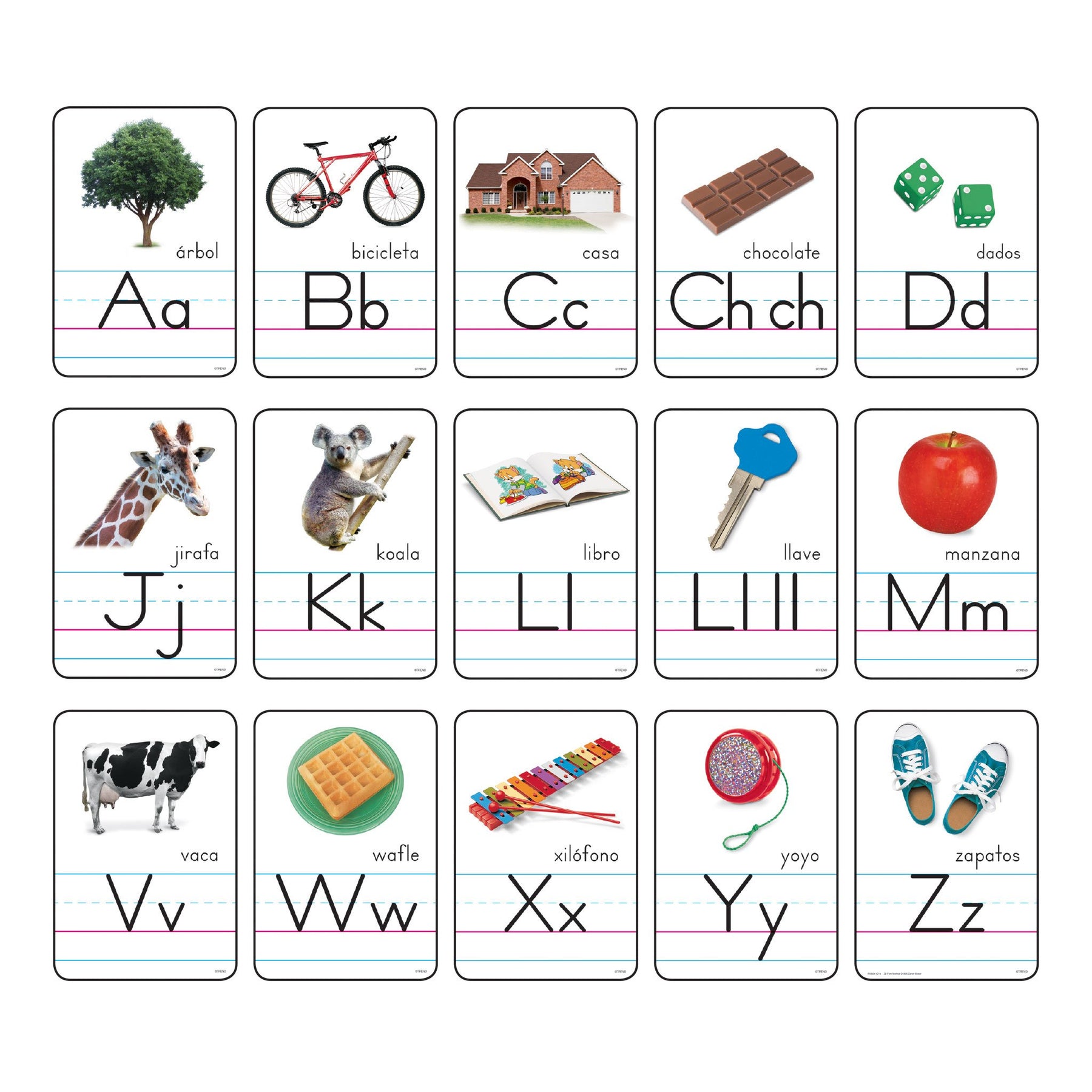 Spanish Alphabet Words