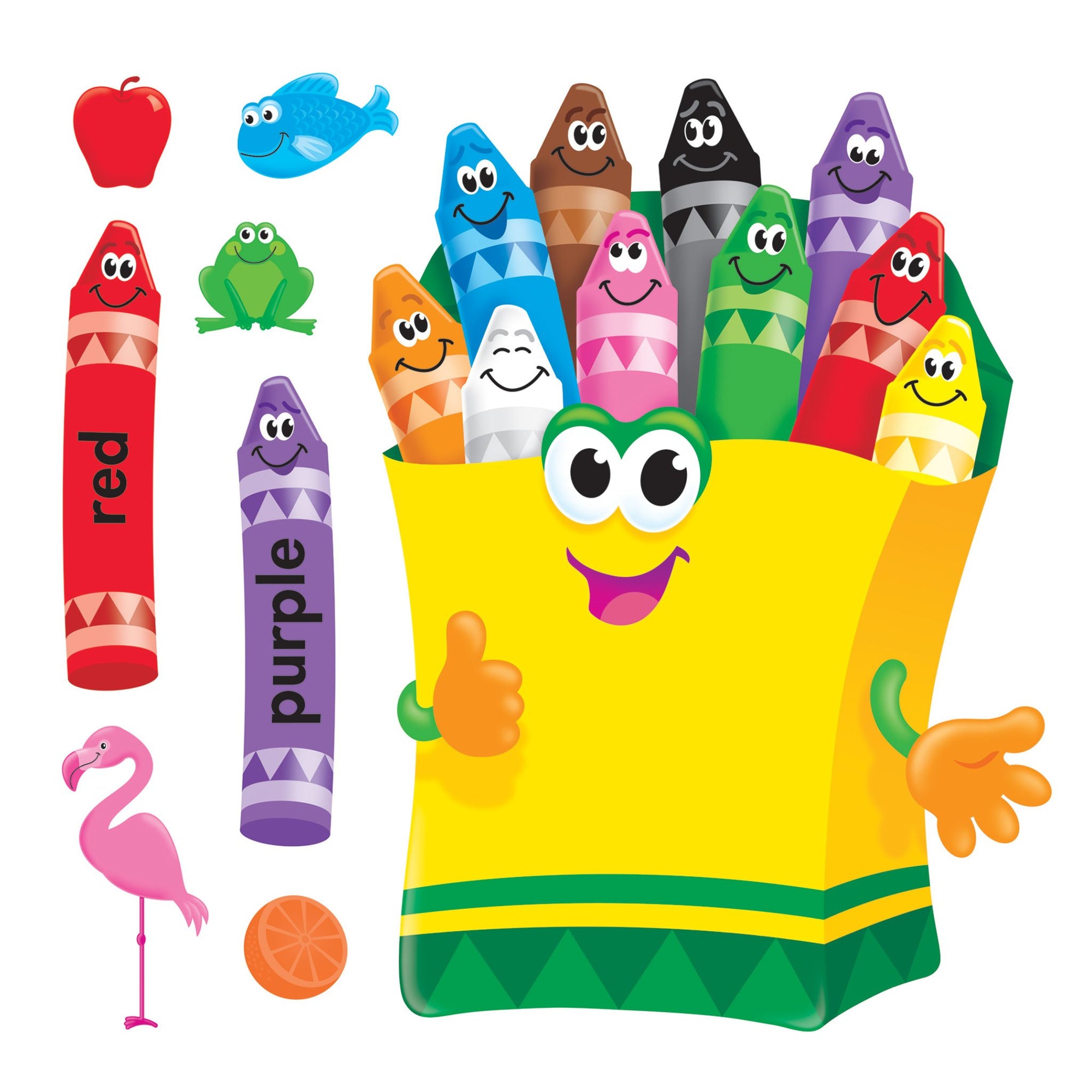 Bulletin Board Set Colorful Crayons T8076 — TREND enterprises, Inc.