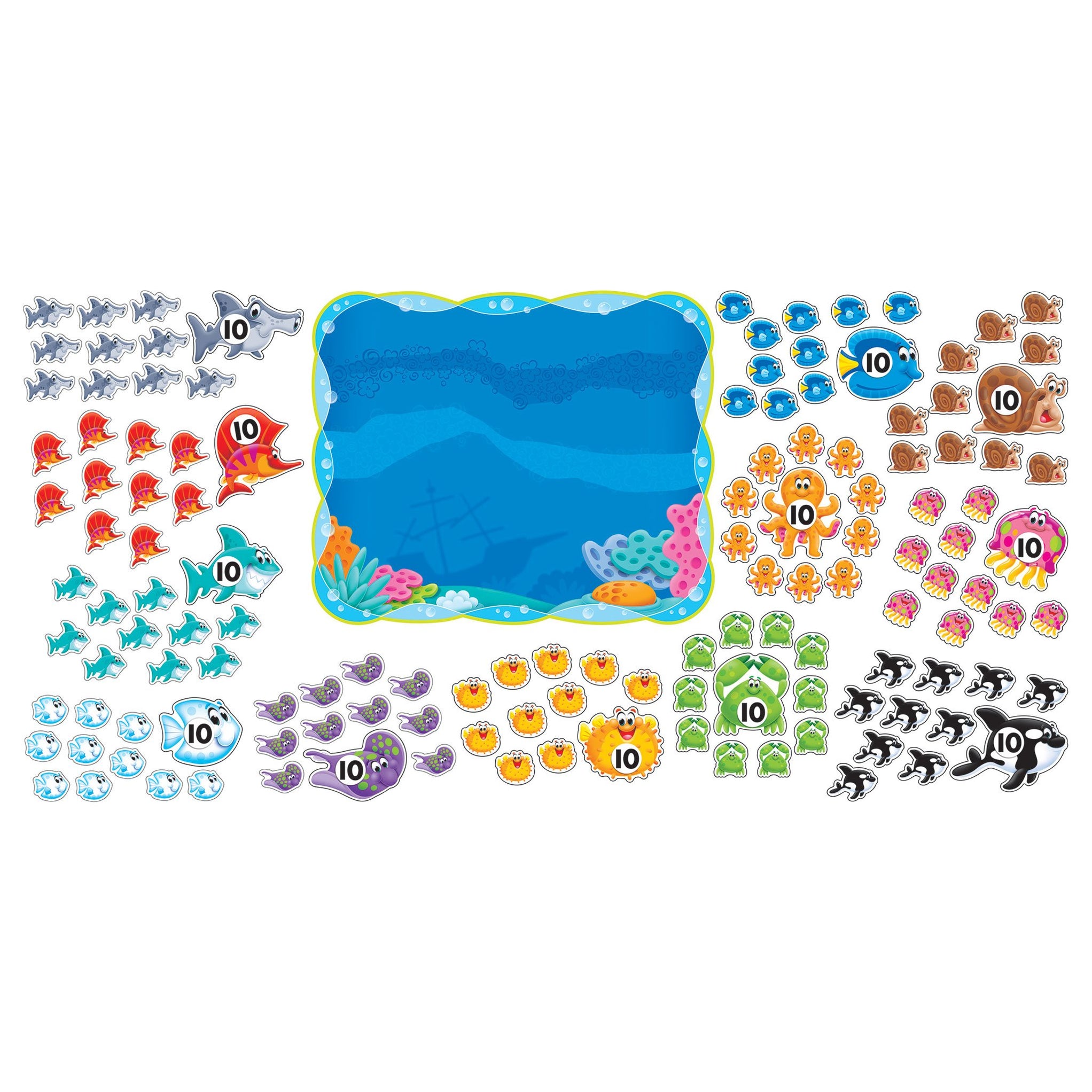 Bulletin Board Set Sea Buddies™ 0-120 T8308 — TREND enterprises, Inc.