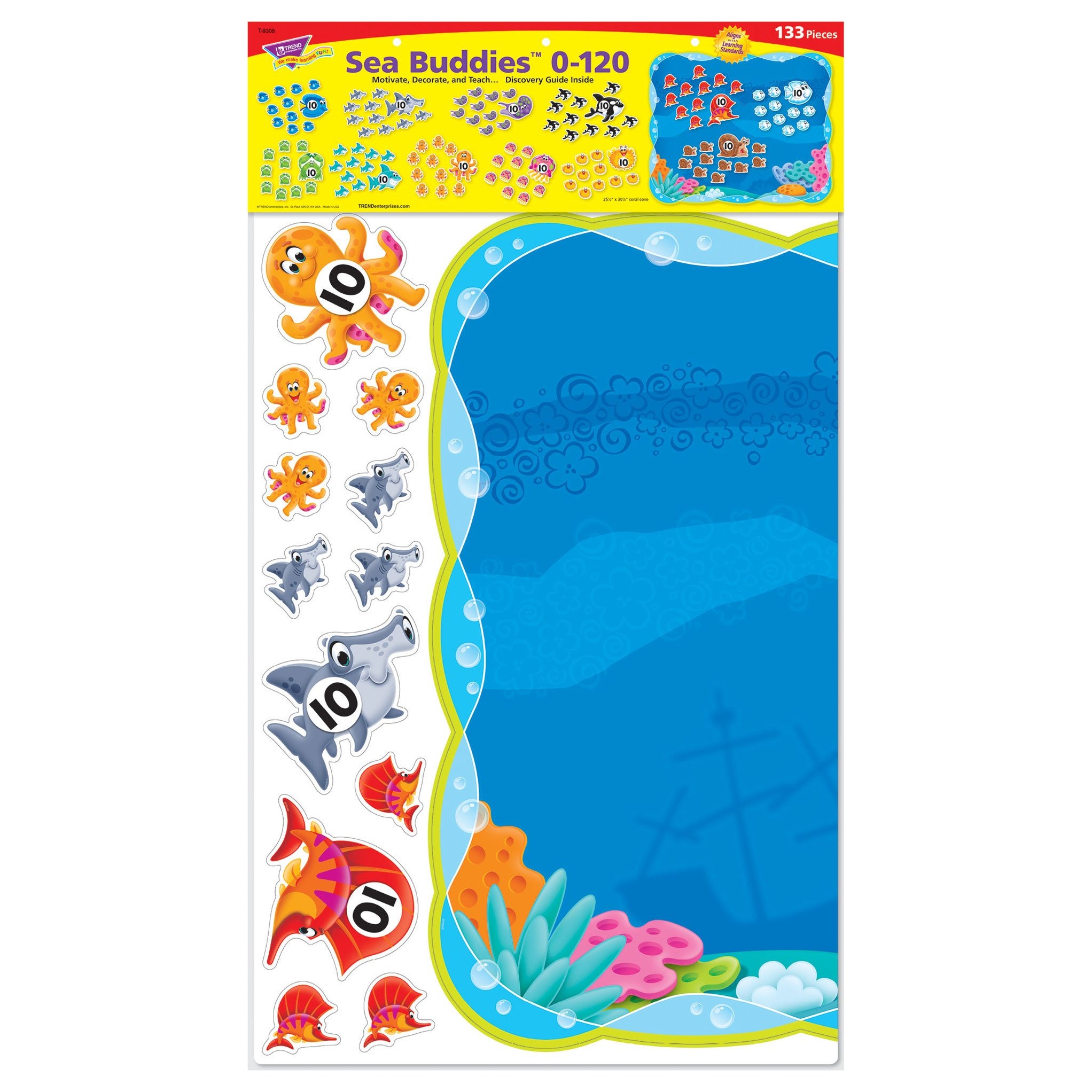 Bulletin Board Set Sea Buddies™ 0-120 T8308 — TREND enterprises, Inc.