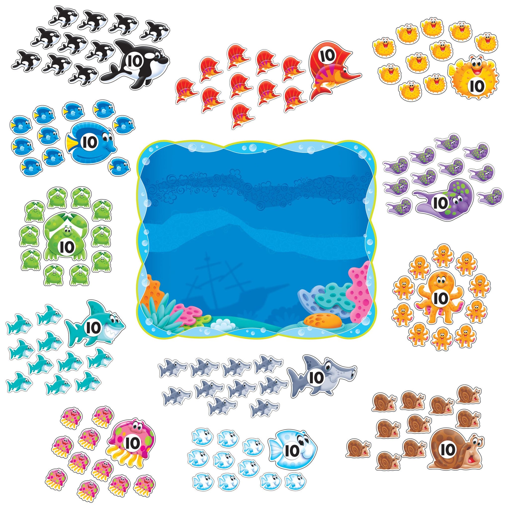 Bulletin Board Set Sea Buddies™ 0-120 T8308 — TREND enterprises, Inc.