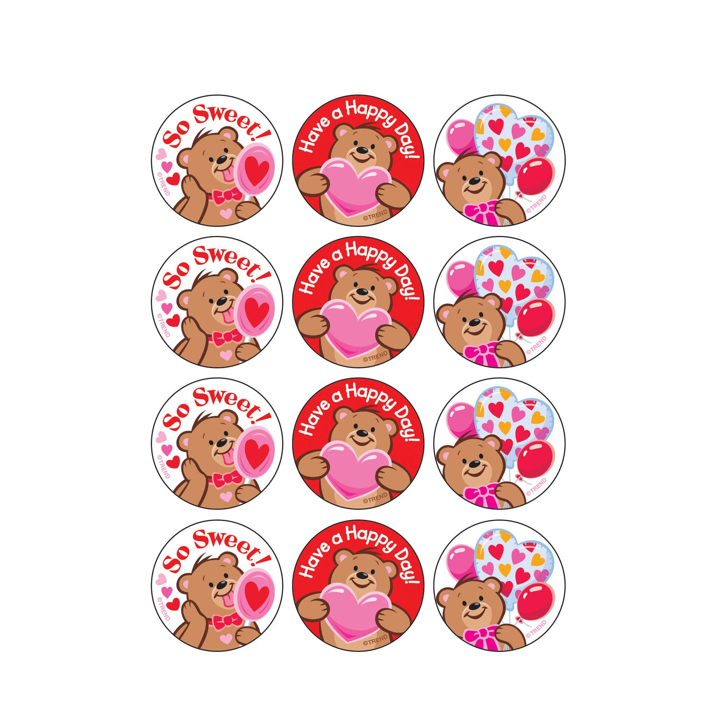 Scratch-Sniff Stinky Stickers Friendship Bears, Choco-Cherry T83301 ...