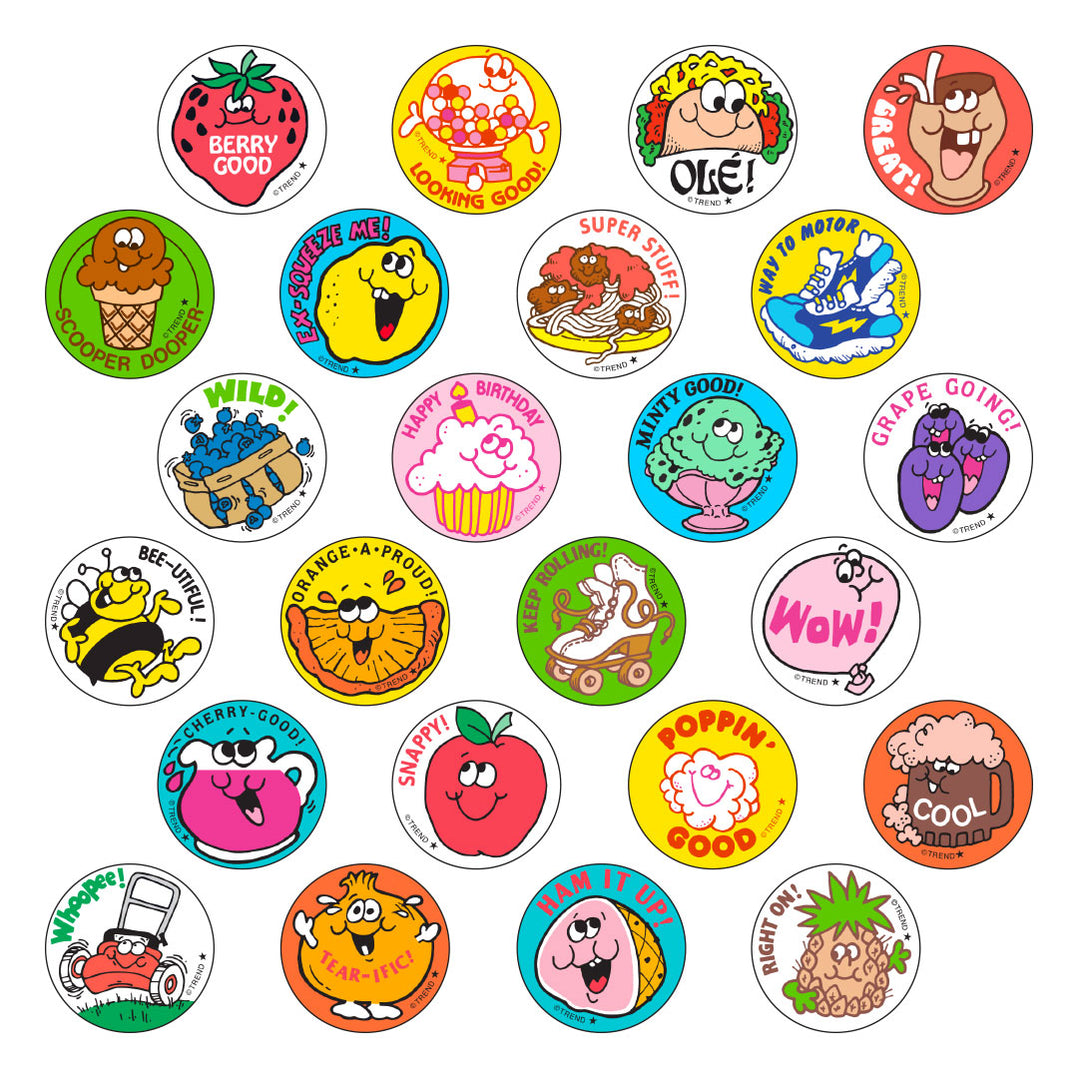 Retro Scratch 'n Sniff Stinky Stickers Inaugural Collector Set T90942 ...