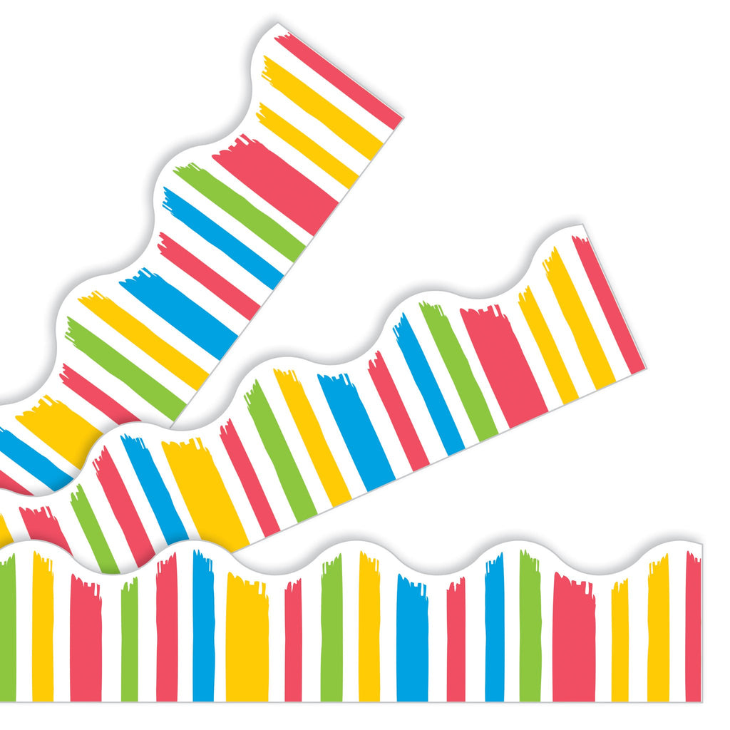 Stripes & Chevron Classroom Theme Bulletin Board Decorations — TREND ...