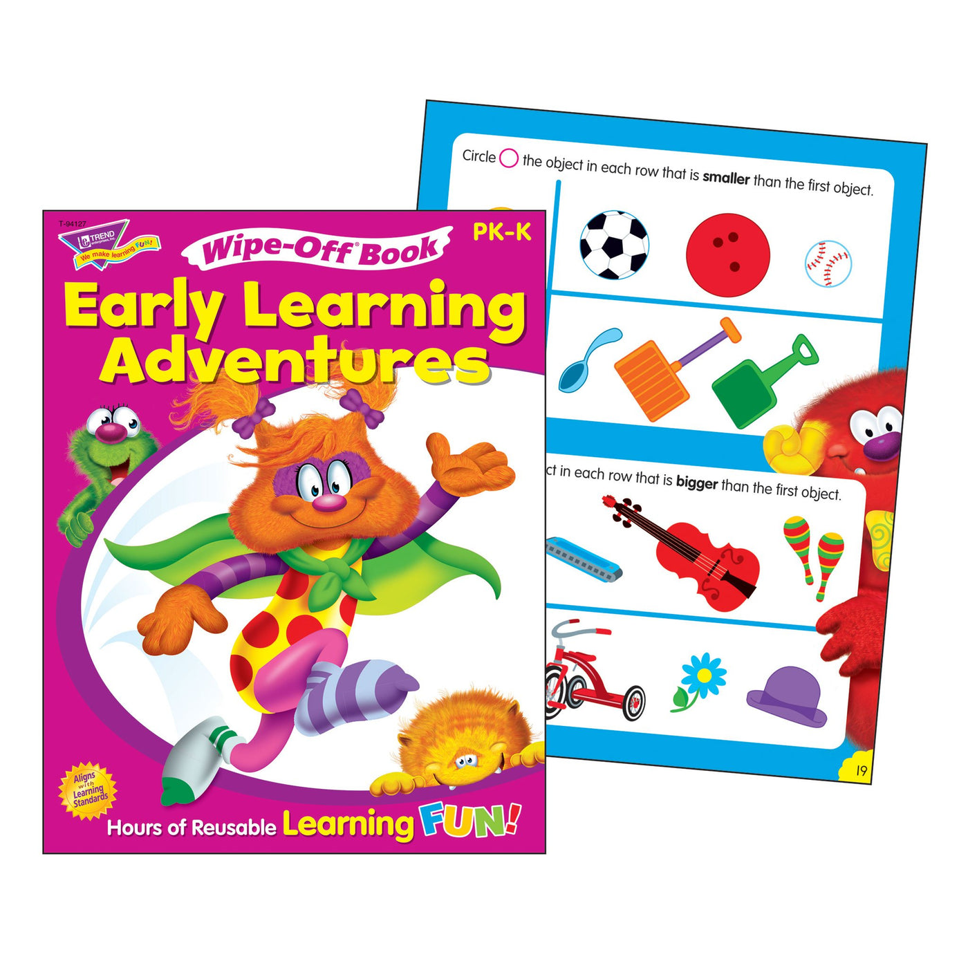 Wipe-Off® Book Get Ready for Kindergarten 1 Furry Friends® T94127 ...