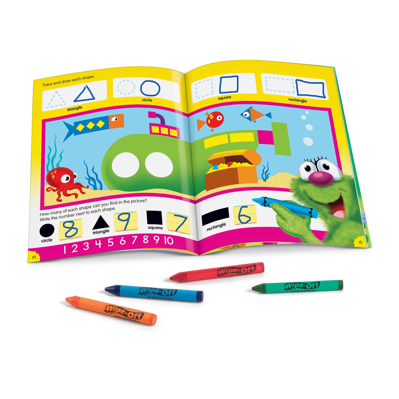 Wipe-Off® Book Get Ready for Kindergarten 1 Furry Friends® T94127 ...