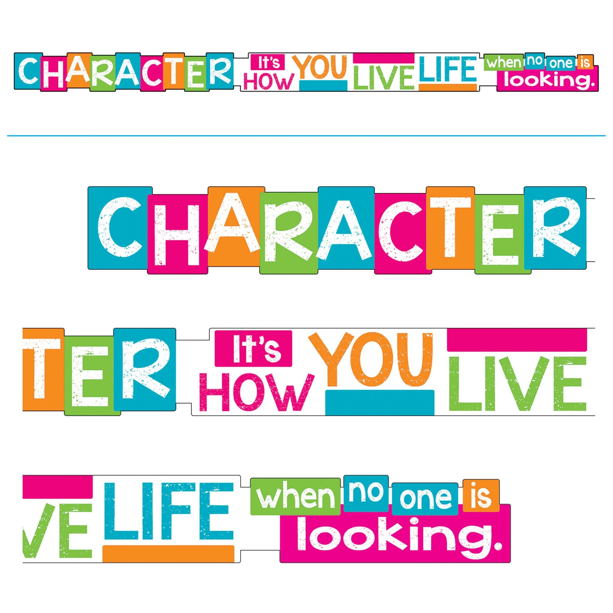 ARGUS® Banner – 10 Feet CHARACTER It's HOW YOU LIVE TA25202 — TREND ...