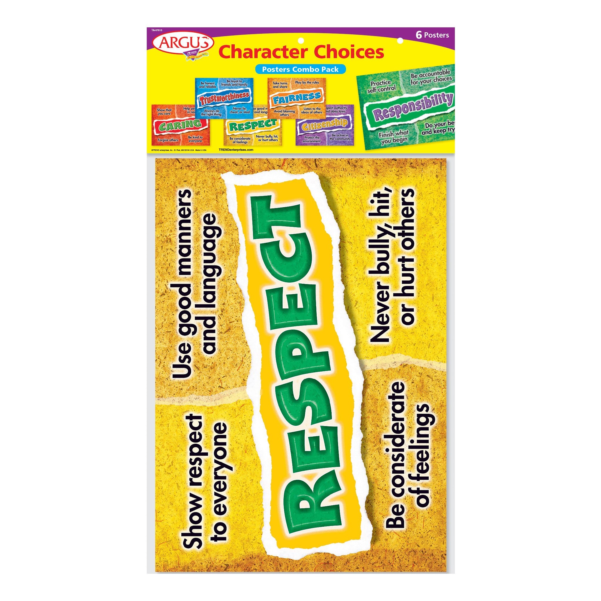 ARGUS® Posters Combo Pack Character Choices TA67913 — TREND enterprises ...